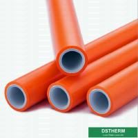China Orange Color Plastic PPR Pipe Heavier Weight Anti - Filthy Compression Resistance for sale