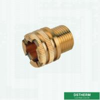 China Male Brass Inserts Brass Color For Ppr Fittings Customized Designs for sale