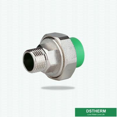 China Nickel Plated Male Union For Ppr Fittings Customized Designs With Knurls for sale