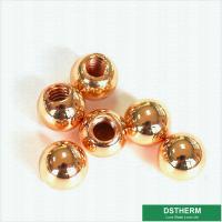 China Copper Color Brass Ball Customized Designs And Weight For Brass Ball Valves for sale