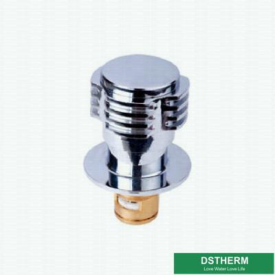 China Chrome Plated Round Handle For Stop Valve Top Parts With Brass Cartridges for sale