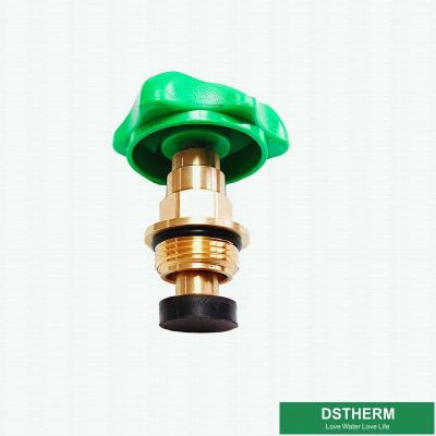 China Ppr And Brass Stop Valve Up Part With Plastic Handle With Brass Valve Cartridges for sale