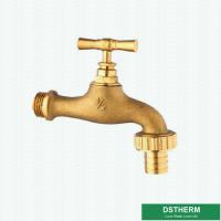 China Tap Handle Pillar Cock Lockable Garden Hose Outside Water Brass Bibcock for sale