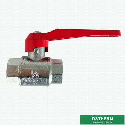 China Yellow Finished Superior Quality Brass Ball Valve For Fluid Application Use Brass Ball Valve for sale