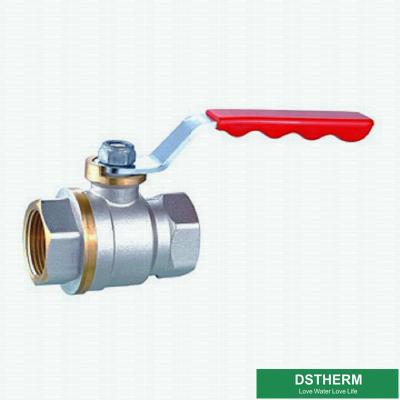China High Pressure Brass Ball Valve Butterfly Handle Double Female Threaded Forged Brass Ball Valve for sale