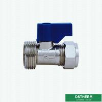China Chrome Plated Customized Forged Brass Mini Ball Valve Middle Weight Male Connection for sale