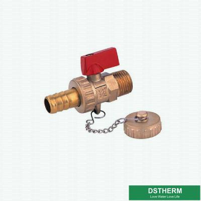 China Brass Color Radiator Valve Customized Forged Brass Ball Valve Middle Weight for sale