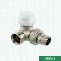 China Customized Brass Color Heavier Weight Balancing Safety Traditional Male Thermostatic Radiator Valve for sale