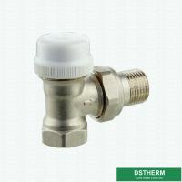 China Customized Heavier Type Union Male Female Union Grey Classic Heating Brass Thermostatic Radiator Valve for sale