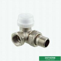 China Customized Heavier Type Union Male Female Elbow Grey Classic Heating Brass Thermostatic Radiator Valve for sale
