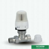 China Customized Heavier Type Union Male Female Elbow Grey Classic Heating Brass Thermostatic Radiator Valve for sale