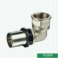 China Customized Female Threaded Elbow Compression Brass Press Union Fittings For Pex Aluminum Pex Pipe for sale