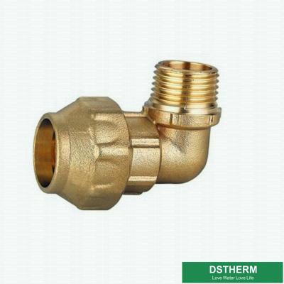 China Male Threaded Elbow Screw PE Fittings Brass  PE Compression Fittings Pex Fittings For Pex Aluminum PE Pipe for sale