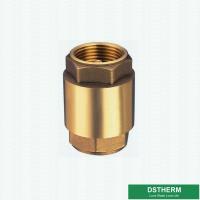 China Customized Heavier Type Non Return One Way In-Line Brass Spring Check Valve With Plastic Pin for sale