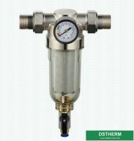 China Customized Heavier Brass Body Sediment Water Pre Filter Reusable Spin Down Filter For Whole House for sale