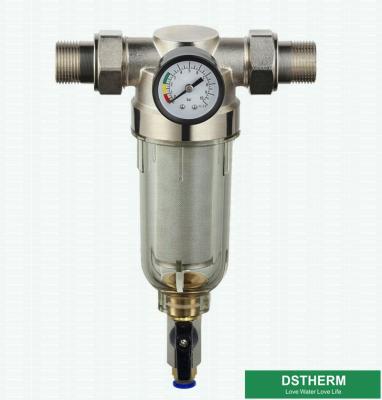 China Customized Heavier Brass Body Sediment Water Pre Filter Reusable Spin Down Filter For Whole House for sale
