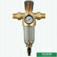 China Whole House Washable Brass Body Whole House Washable Pipeline Stainless Steel Mesh Brass Water Pre Filte for sale