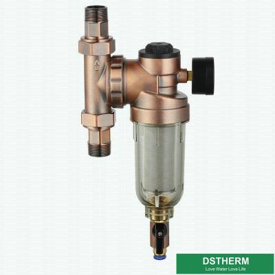 China With Ppr Union Brass Nickel Plated Remove Rust Water Purifier Pre-Filter Backwash Universal Installation Prefilter for sale