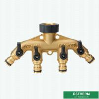 China CW617N Garden Hose Pipe Fittings Union Female Four Ways Connector for sale