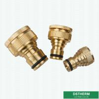 China Threaded Garden Hose Pipe Fittings Brass Hose Tap Connector for sale