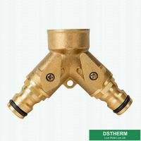 China Customized Garden Hose Pipe Fittings Garden Water Inlet Joint Hose Tap Pipe Two Ways Connector for sale