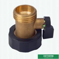 China Customized Garden Hose Pipe Shut Off Valve Garden Brass One Way Water Hose Connector for sale