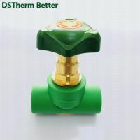 China Socket Fusion PN12.5 Plastic Handle PPR Stop Valve for sale