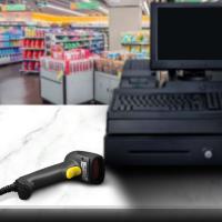 China CCD Lang Range 1D Barcode Reader Screen Code Scanner USB Cable for sale