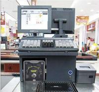 China Anti Scrape Omnidirectional Laser Barcode Scanner With 2m Connection Cable for sale
