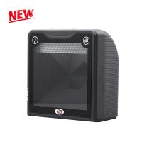 China High Speed Omnidirectional 2d Barcode Scanner With Big Scan Window Black Shell for sale