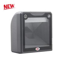 China High Speed Omnidirectional 2d Barcode Scanner With Big Scan Window Black Shell for sale