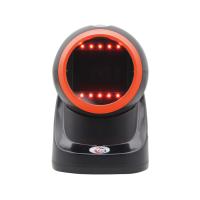 China High Resolution Fixed Desktop Counter 2D Barcode Scanner Black Color for sale