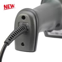China Popular 2D QR Barcode Scanner, USB Cable Black Retail Code Reader for sale