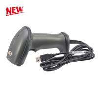 China Popular 2D QR Barcode Scanner, USB Cable Black Retail Code Reader for sale