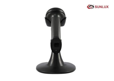 China Anti Fall USB Laser Barcode Scanner , 1D Code Hand Scanner With Adjustable Stand for sale