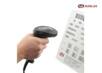 China Black SUNLUX Barcode Scanner High Level ABS PC Case Handheld Type for sale