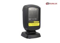 China Omnidirectional Ticket Barcode Scanner 2D Imager Black Shell Multiple Interfaces for sale