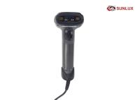China CMOS Imager Handheld 2D Barcode Scanner USB Cable Support Online Upgrade for sale