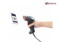China Black Handheld Type SUNLUX Barcode Scanner CMOS Image Sensor Easy Operation for sale