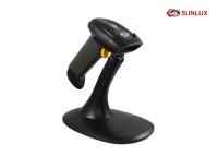 China Single Laser Line Automatic 1D Code Reader Black Shell 100 Times/sec Scan Rate for sale