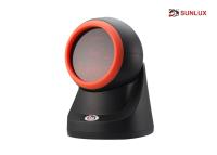 China Automatic Sensor Omnidirectional Laser Barcode Scanner Yellow Flexible Glue Window for sale