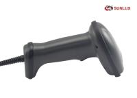 China Single Laser Wired Barcode Scanner Built - In High - Speed ARM CPU for sale