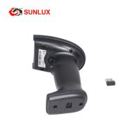 China Supermarket White LED 20mm Wireless 2D Barcode Scanner for sale