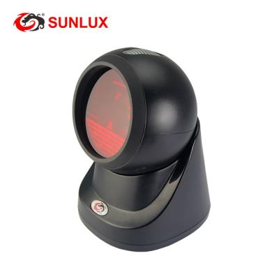 China 2 Years Warranty USB Cable Black Automatic Shop Store Barcode Scanner for sale