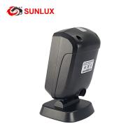 China Black Case 1D QR Code USB Fixed Barcode Scanner for sale