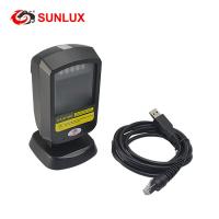 China On Counter Or Hands Free 2D Barcode Scanner Black Case USB Cable for sale