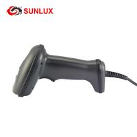 China High Speed Barcode Reader Scanner Gun Portable USB Cable Black for sale