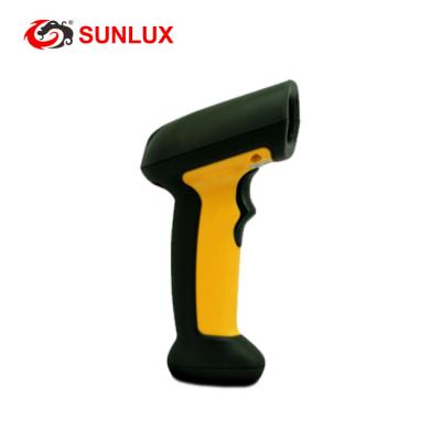 China Black Long Range Industrial Laser Barcode Scanner For Warehouse Logistics for sale