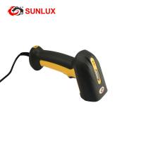 China Black Long Range Industrial Laser Barcode Scanner For Warehouse Logistics for sale