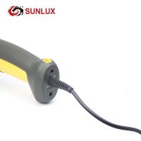 China Anti - Shock IP65 Durable High Precision Black Rugged Laser Barcode Scanner for sale